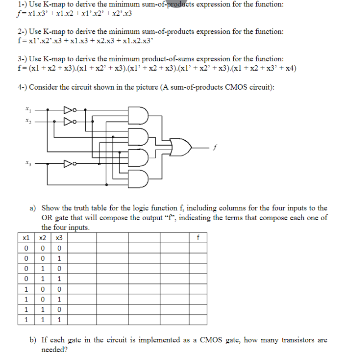 Solved 5-) Consider the circuit shown in the picture: a) | Chegg.com
