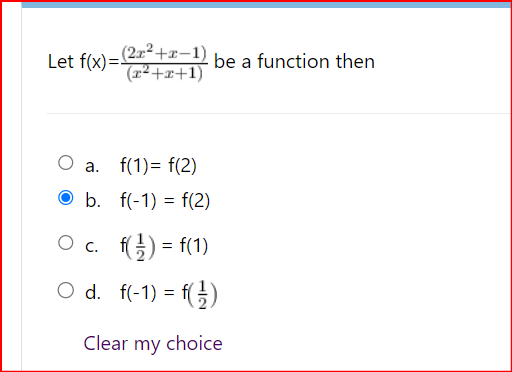 Solved Let f(x)=(x2+x+1)(2x2+x−1) be a function then a. | Chegg.com