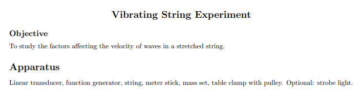 Solved can someone help me with this physics Lab Vibrating | Chegg.com