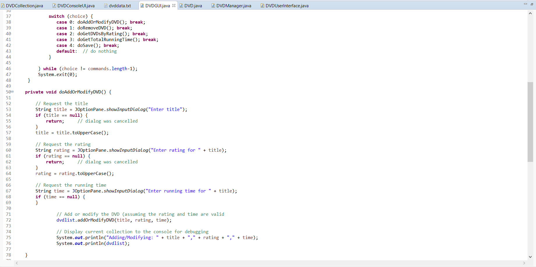 can some help me with this in java? I need to | Chegg.com