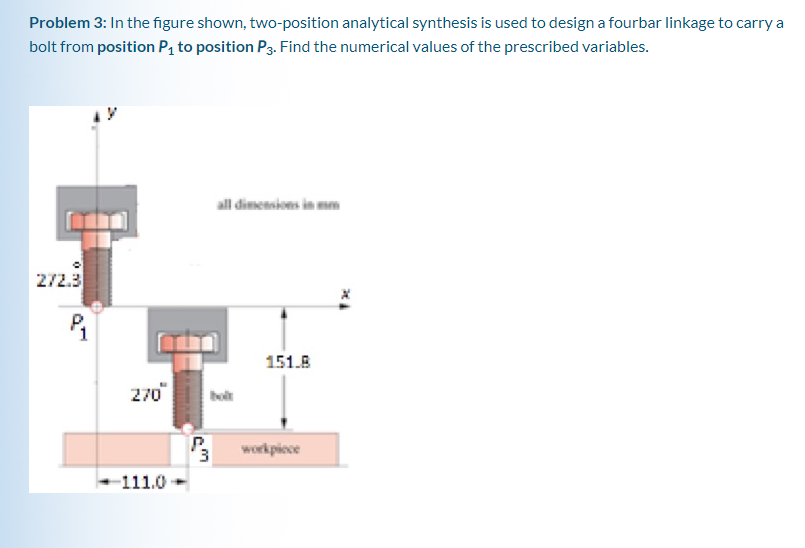 Solved Problem 3: In the figure shown, two-position | Chegg.com