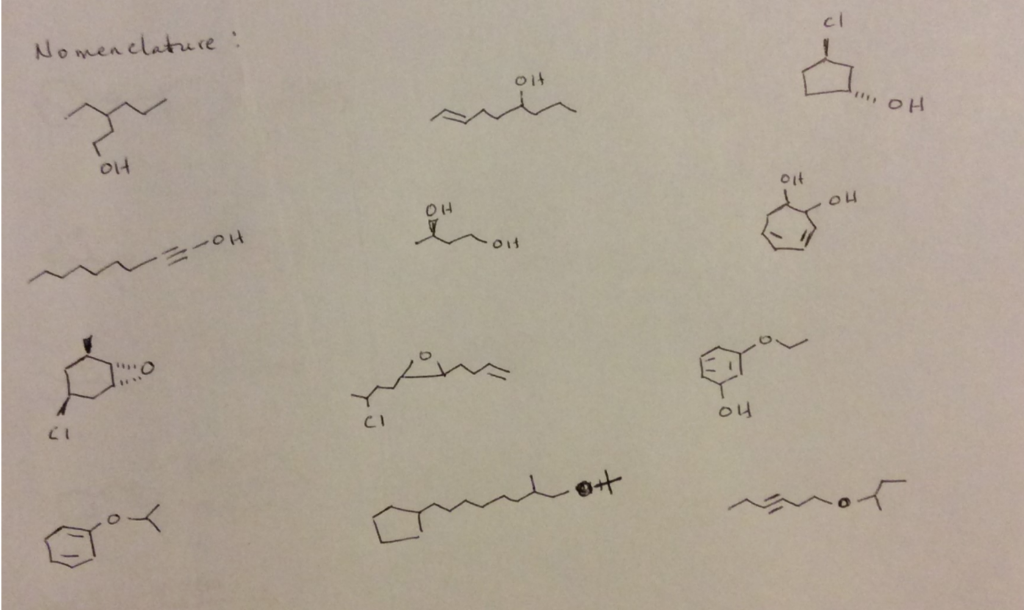Solved Organic Chemistry 2: Alcohol, Ether, Epoxide | Chegg.com