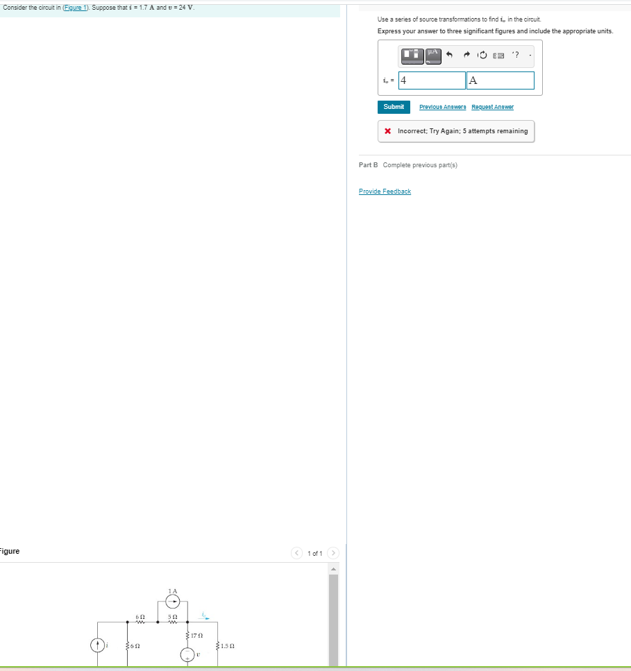 Solved Consider the circuit in (Figure 1). ﻿Suppose that | Chegg.com