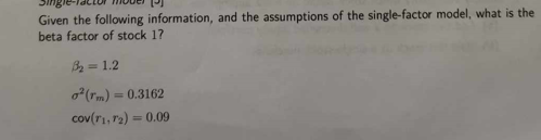 Given the following information, and the assumptions | Chegg.com