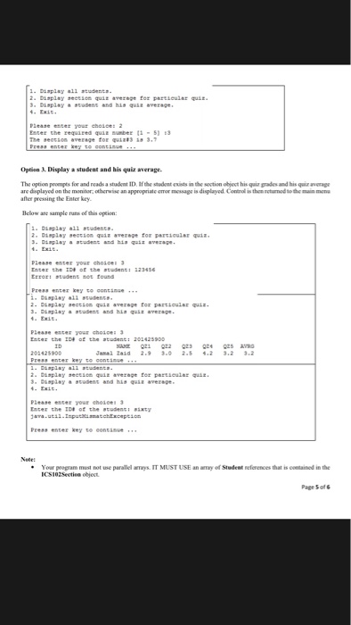 Solved Consider a Student class that has: private instance | Chegg.com
