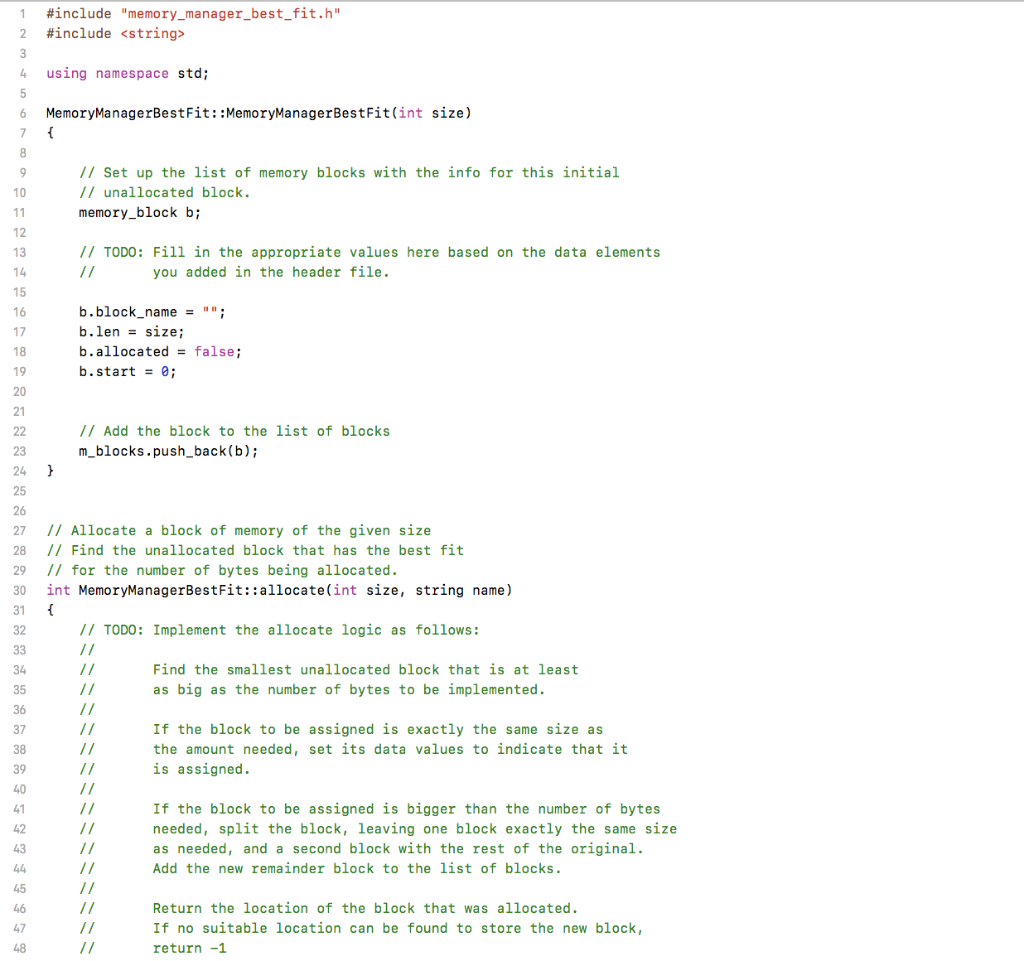 Solved Please help fill the missing code for Execute.cpp | Chegg.com
