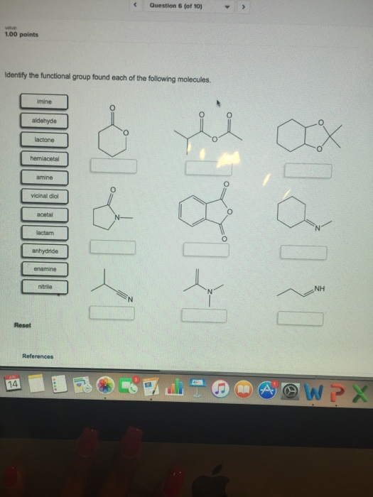 Solved Identify the functional group found each of the | Chegg.com Solved Identify the functional group found each of the | Chegg.com
