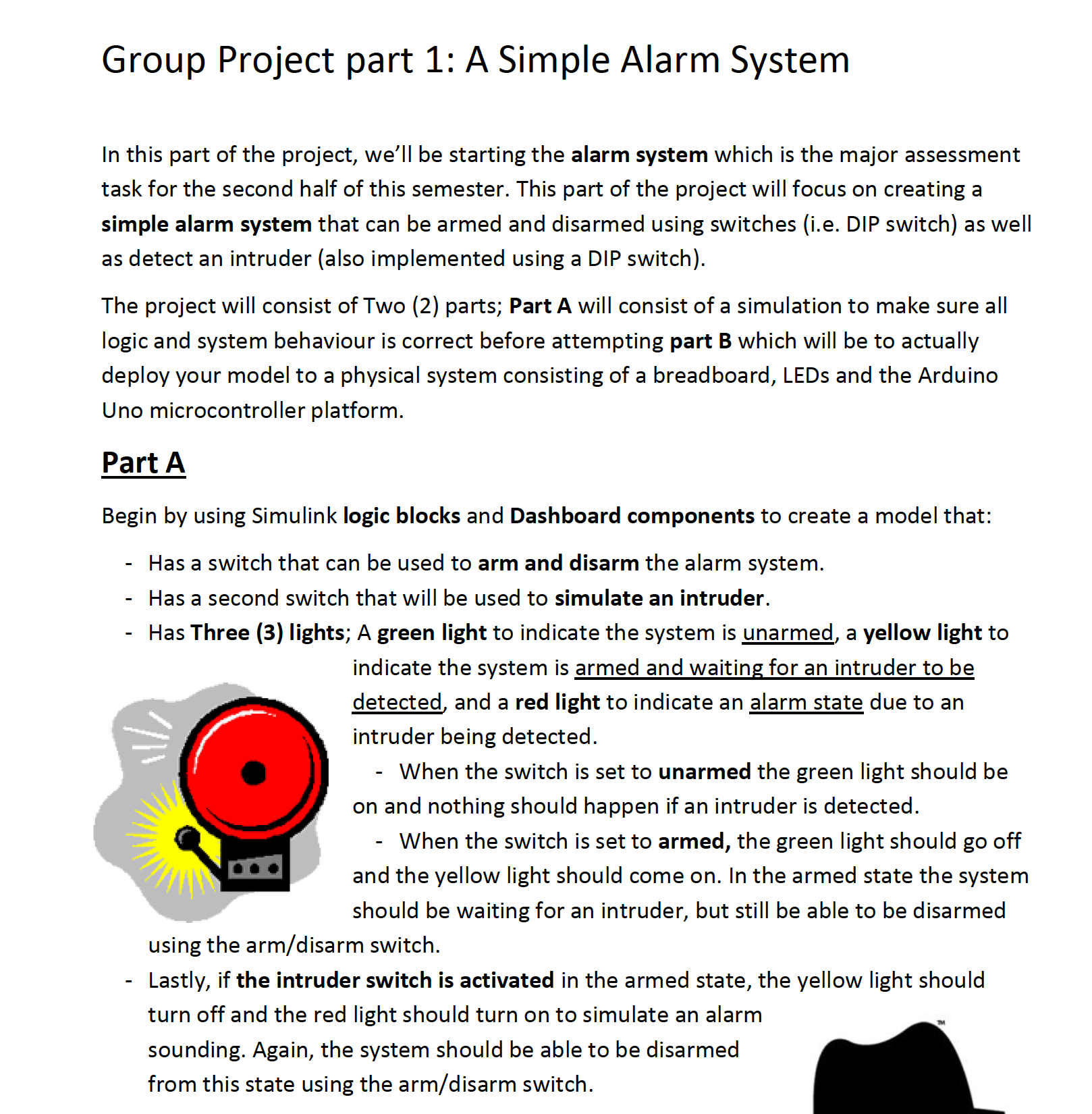 Solved In this part of the project, we'll be starting the | Chegg.com