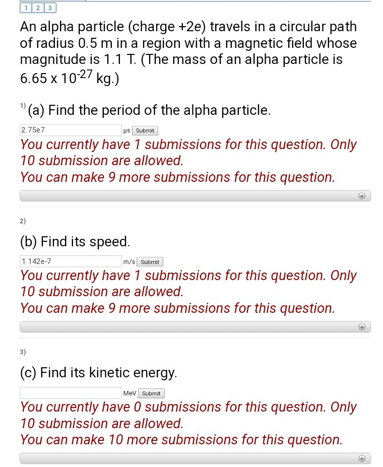 Solved An alpha particle (charge +2e) travels in a circular | Chegg.com