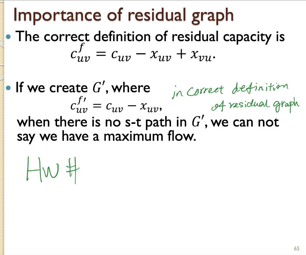 Refer to the example at the slide 66 of | Chegg.com