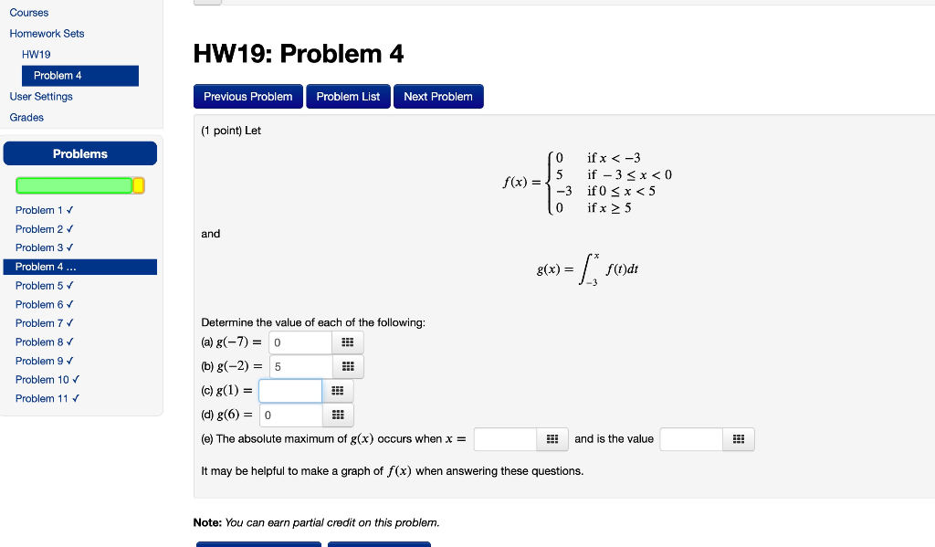 Solved Courses Homework Sets HW19 HW19: Problem 4 Problem 4 | Chegg.com