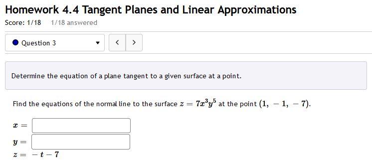 Solved Homework 4 4 Tangent Planes And Linear Approximations