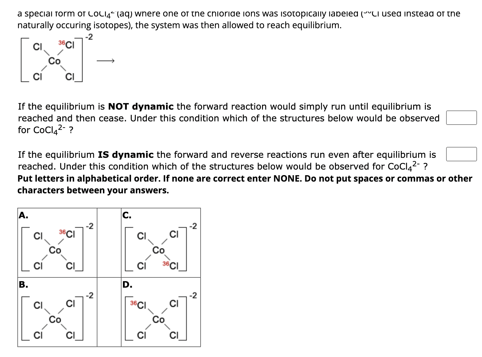 Solved In aqueous solution cobalt(II) ﻿ion is surrounded by | Chegg.com