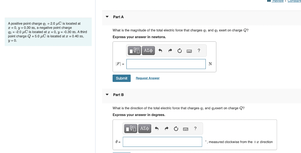 Solved A positive point charge q1=2.0μC is located at | Chegg.com
