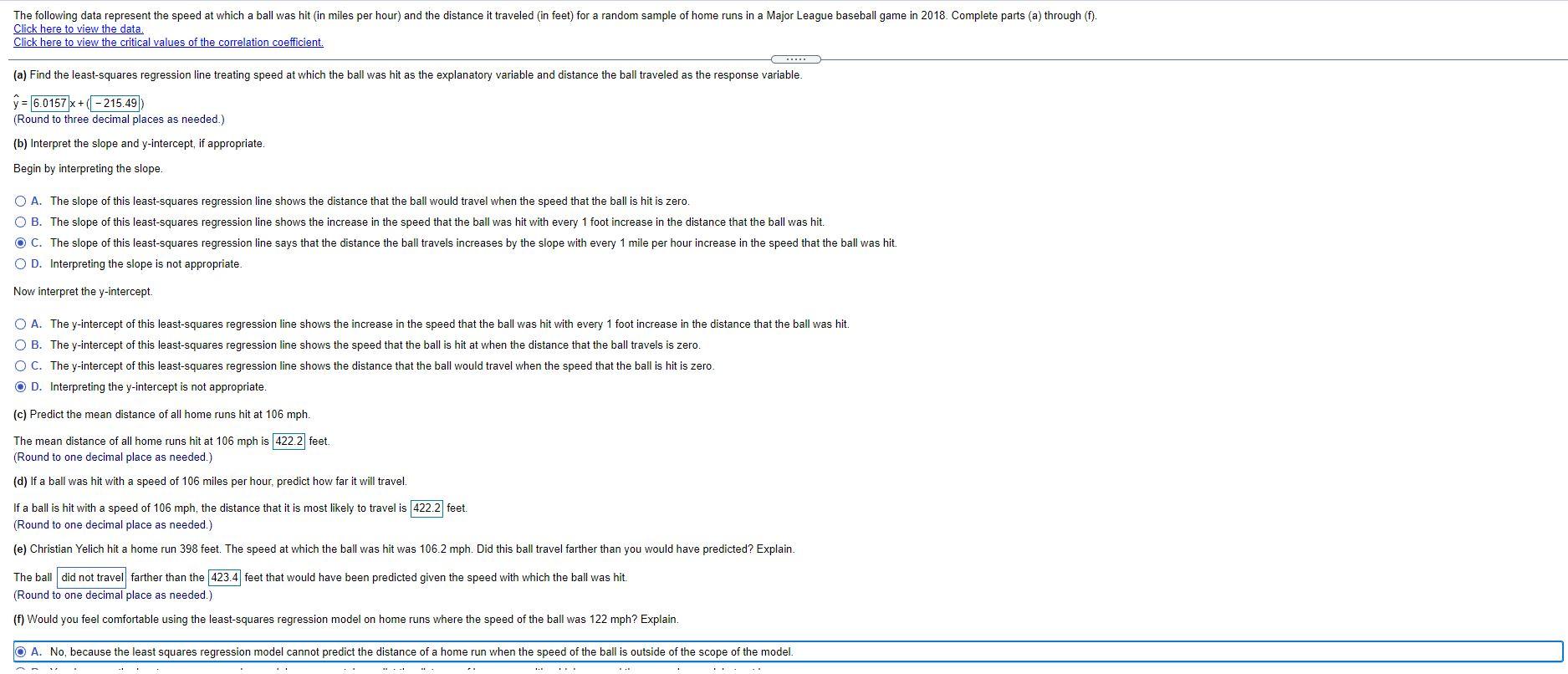Solved Critical Values For The Correlation Coefficient Chegg