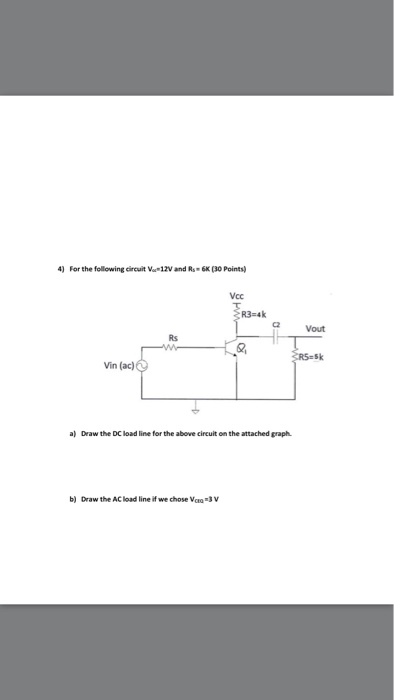 Solved For the following circuit V_oc = 12V and R_s = 6K a) | Chegg.com