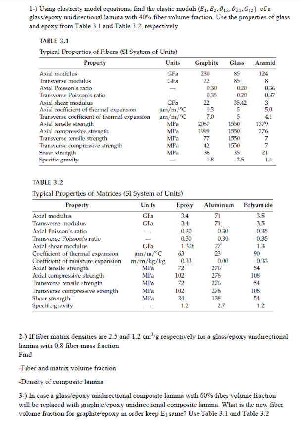1-) Using elasticity model equations, find the | Chegg.com