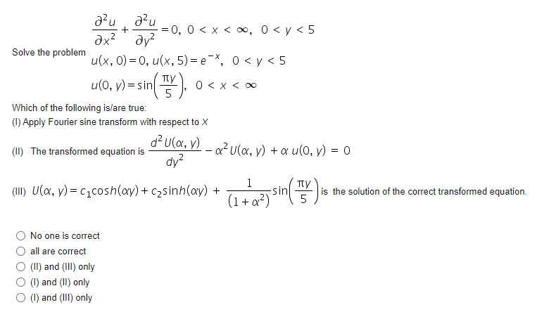 ∂x2∂2u+∂y2∂2u=0,0 | Chegg.com