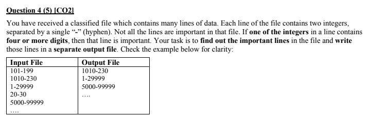 Solved Question 4 (5) (C021 You have received a classified | Chegg.com