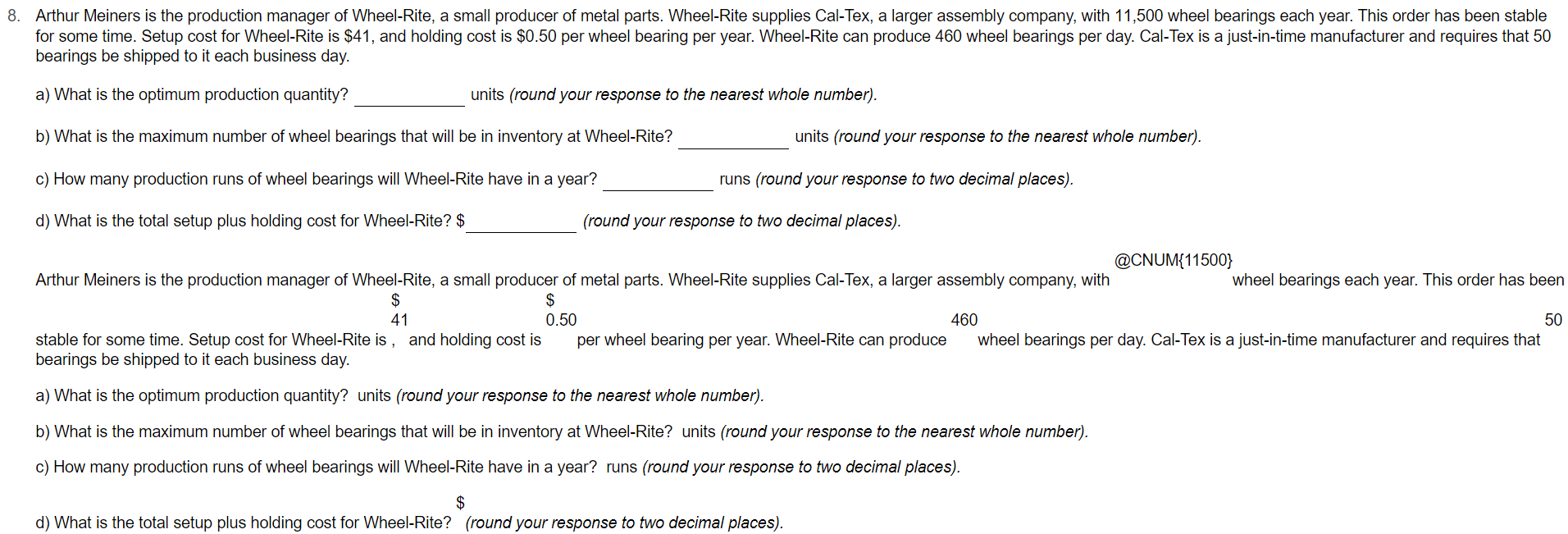 Solved Please answer all on the blank spaces in the question | Chegg.com
