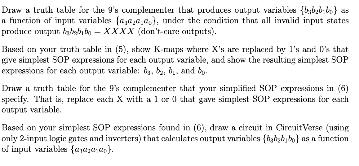 Solved Background BCD is a 4-bit weighted positional binary | Chegg.com