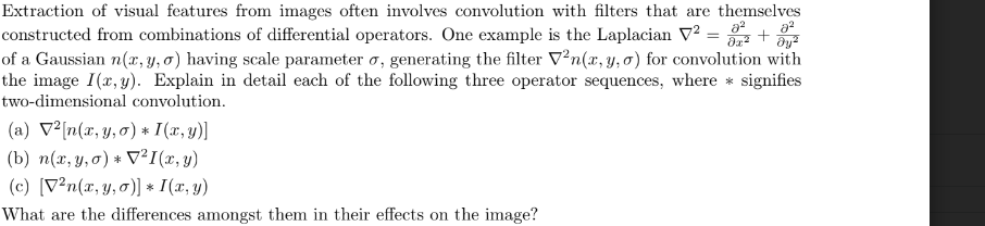Solved Extraction of visual features from images often | Chegg.com