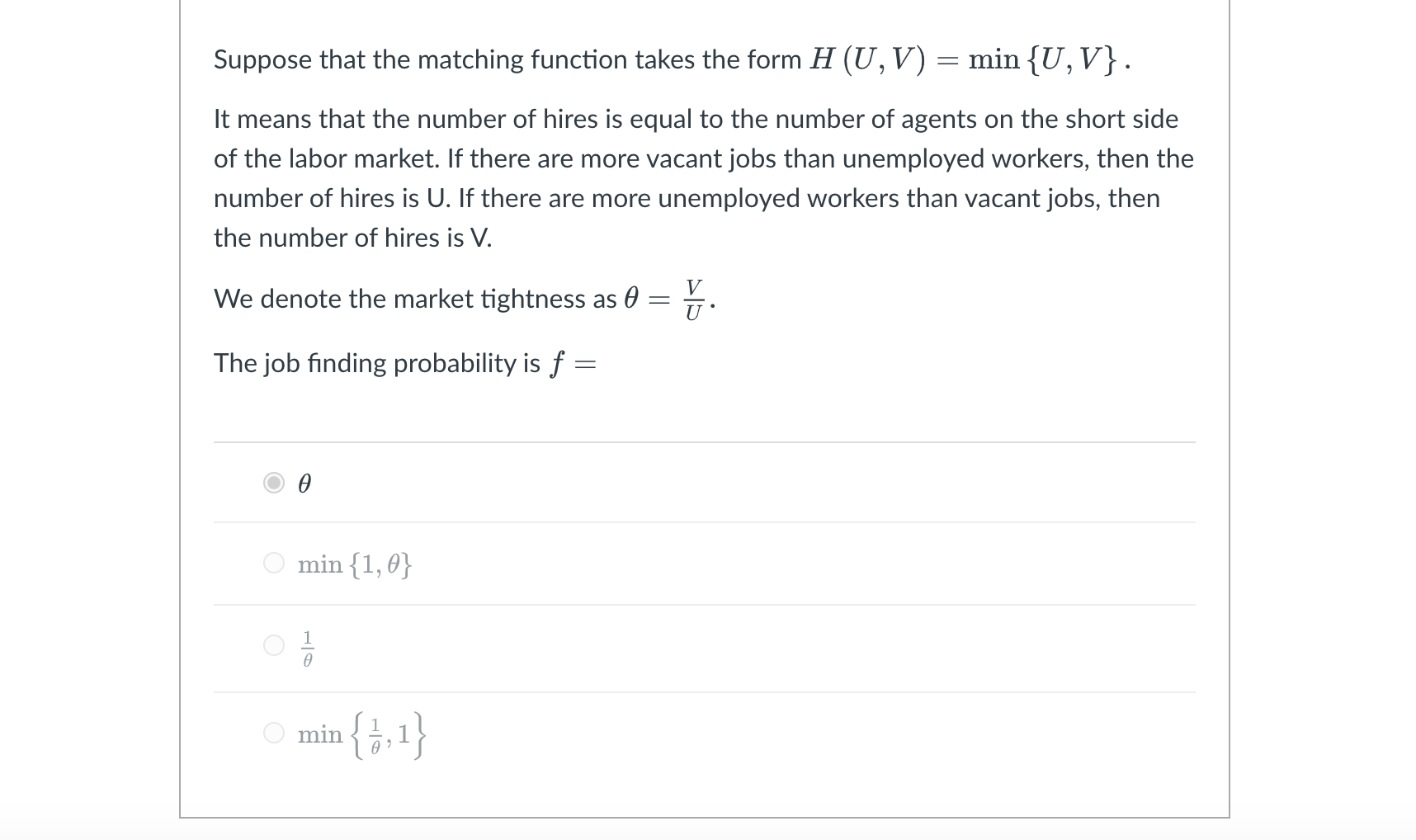 Solved Suppose that the matching function takes the form | Chegg.com