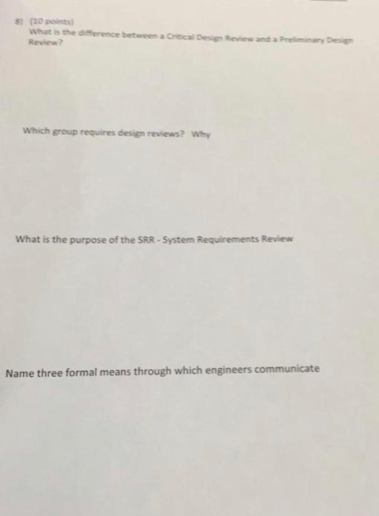 Solved 1- whats the difference between a critical design | Chegg.com