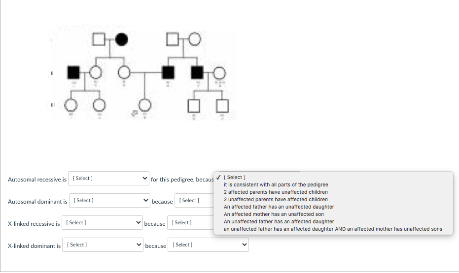 Solved PLEASE HELP with genetics Determine which of the four | Chegg.com