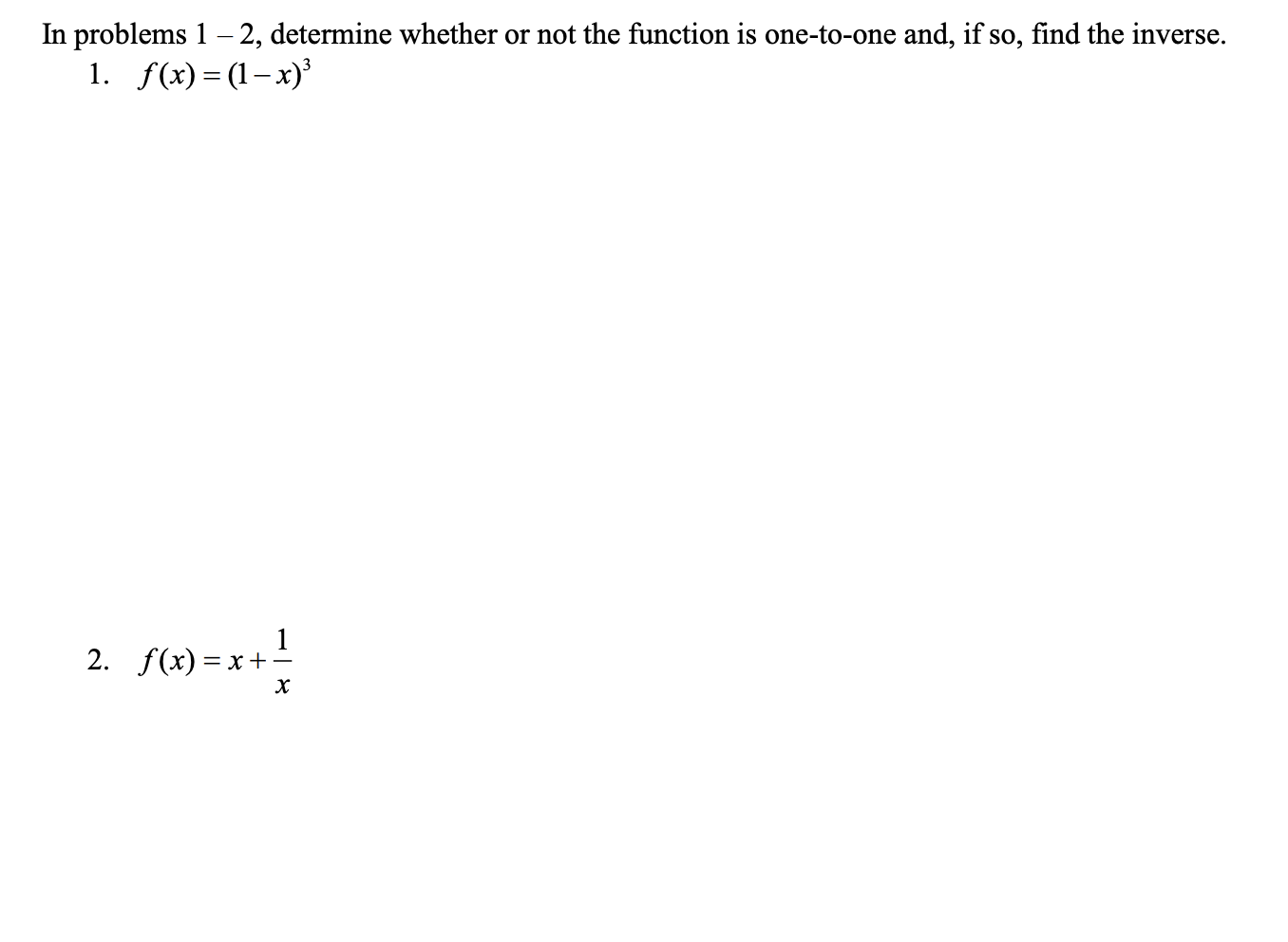 Solved In Problems 1 2 ﻿determine Whether Or Not The