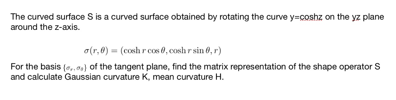 The curved surface S is a curved surface obtained by | Chegg.com