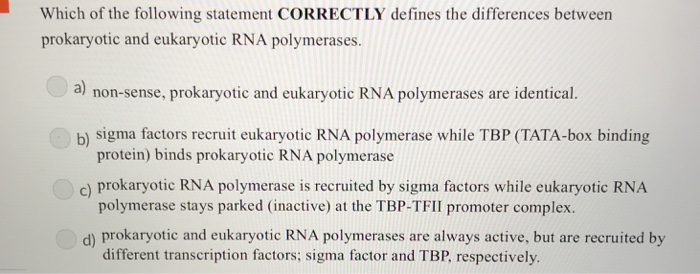 Solved Which of the following statement CORRECTLY defines | Chegg.com