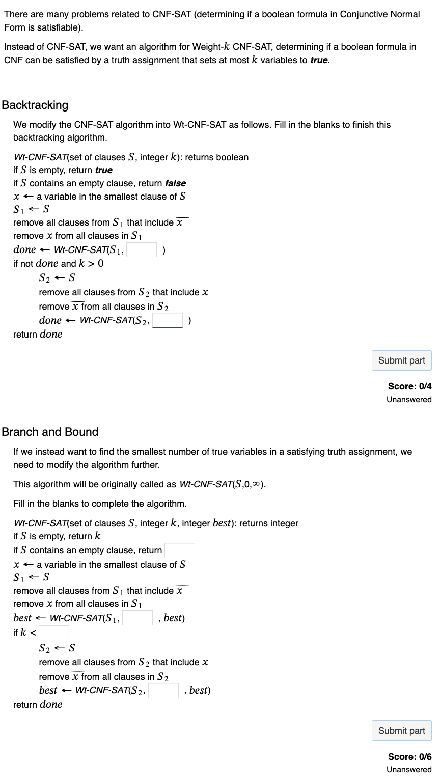 Solved There Are Many Problems Related To Cnf Sat 