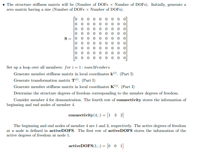 Solved Objective: To develop a MATLAB code for analyzing | Chegg.com