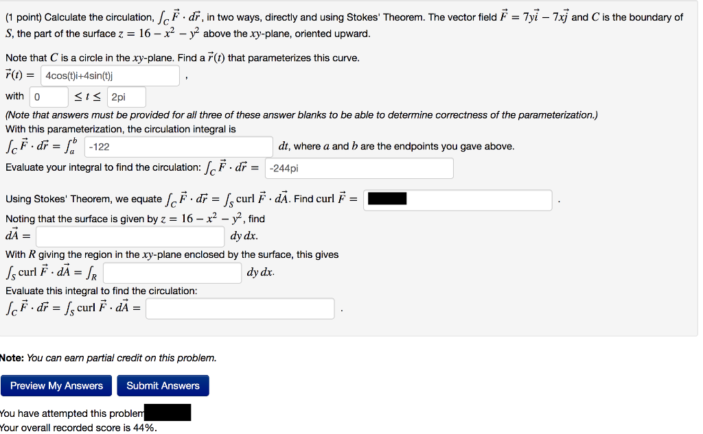 Solved Calculate the circulation, ∫CF⃗ ⋅dr⃗ ∫CF→⋅dr→, in two | Chegg.com
