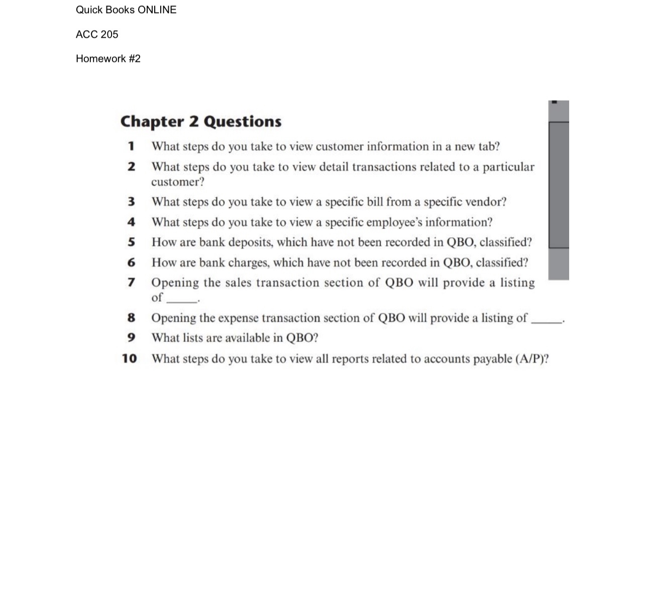 Solved Chapter 2 Questions 1 What steps do you take to view | Chegg.com