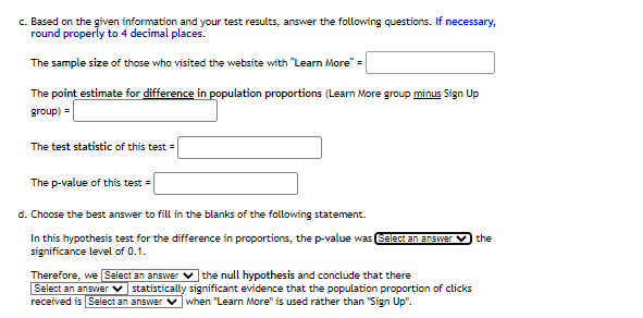 Solved Part 1: Two Proportion Z Methods A political | Chegg.com