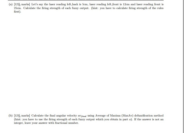 (a) [124, marks] Let's say the laser reading left | Chegg.com