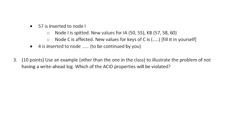 Solved 2. (20 points) Consider building a B+-tree to store | Chegg.com