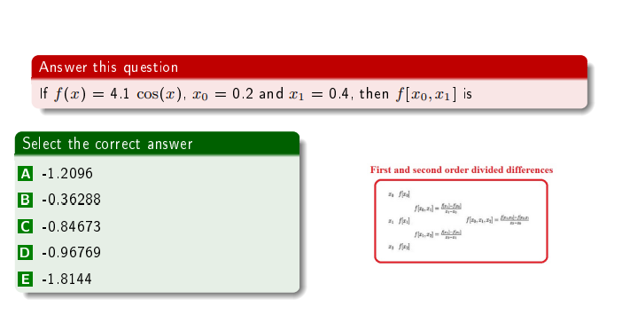 Solved Answer this question Use Newton's Divided-Difference | Chegg.com
