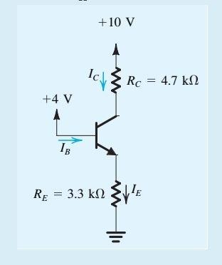 Solved In the circuit below, determine the currents IC , IB | Chegg.com