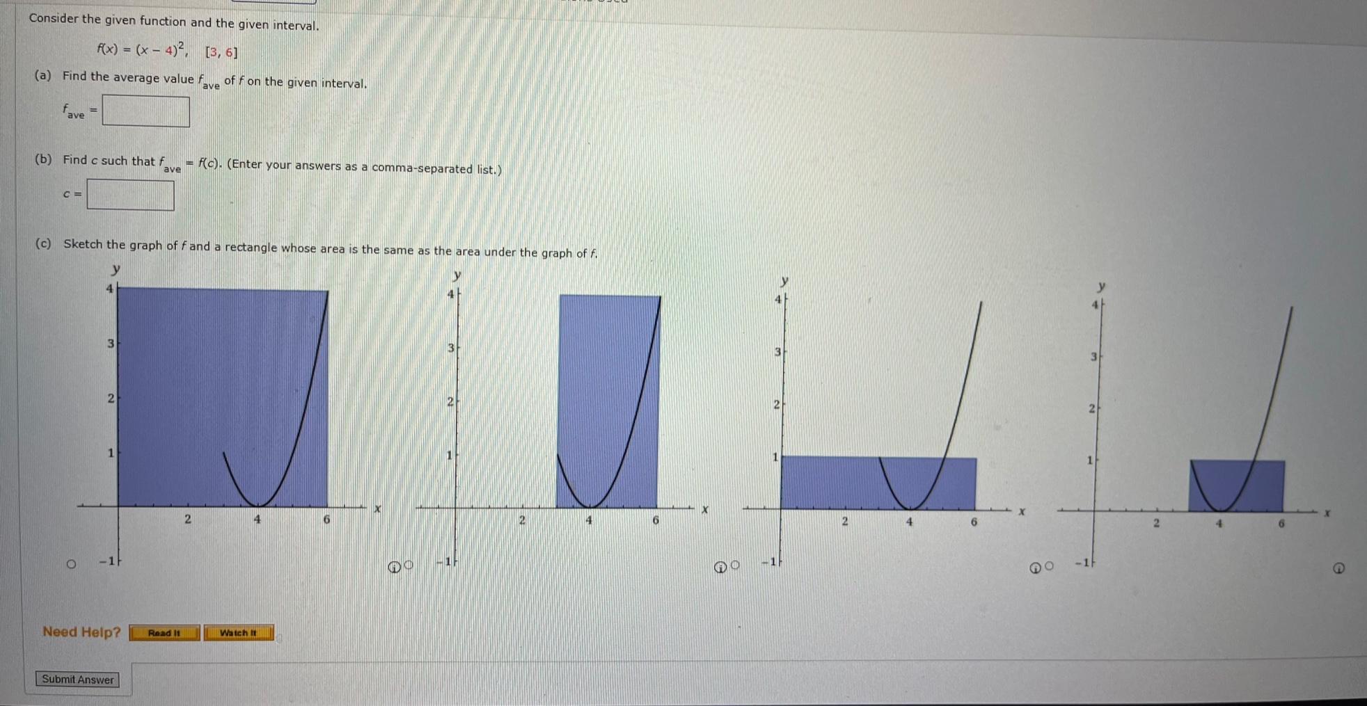 Solved Consider the given function and the given interval. | Chegg.com