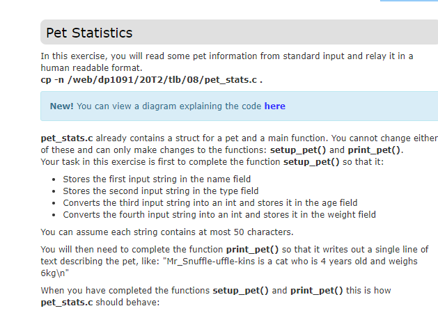 Solved Pet Statistics In this exercise, you will read some | Chegg.com