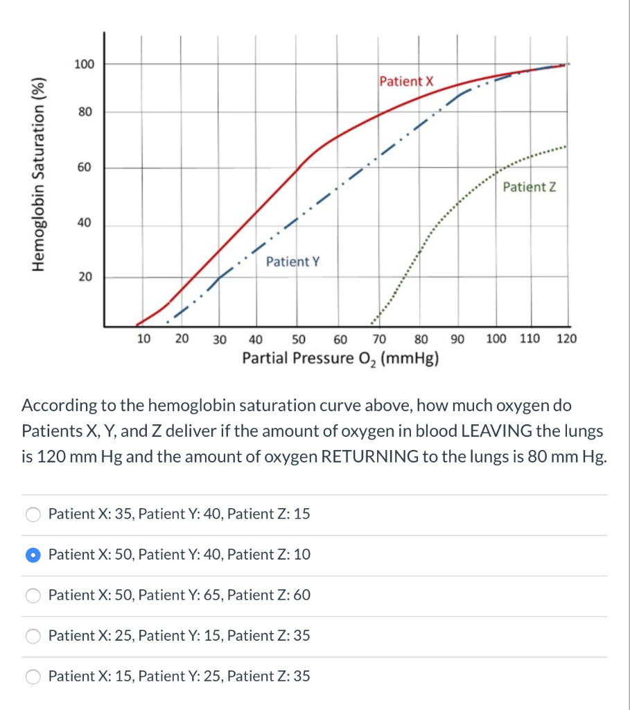 Solved 100 Patient X 80 60 Patient Z 40 Patient Y 20 10 100 | Chegg.com Solved 100 Patient X 80 60 Patient Z 40 Patient Y 20 10 100 | Chegg.com