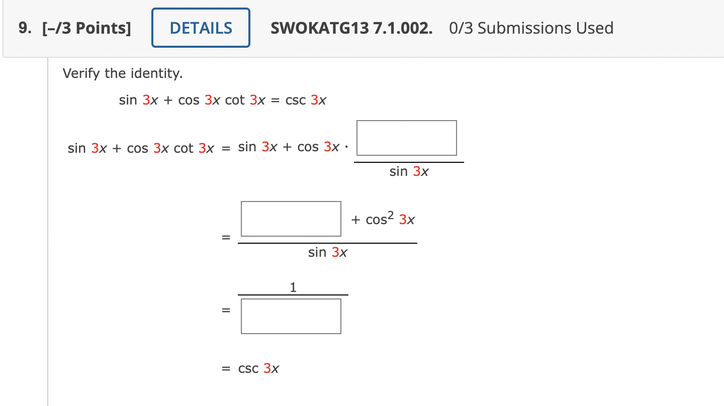 Solved Verify the identity. | Chegg.com