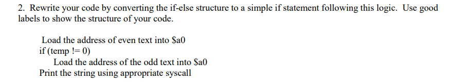 Solved What is the code for each of these problems? (in MARS | Chegg.com