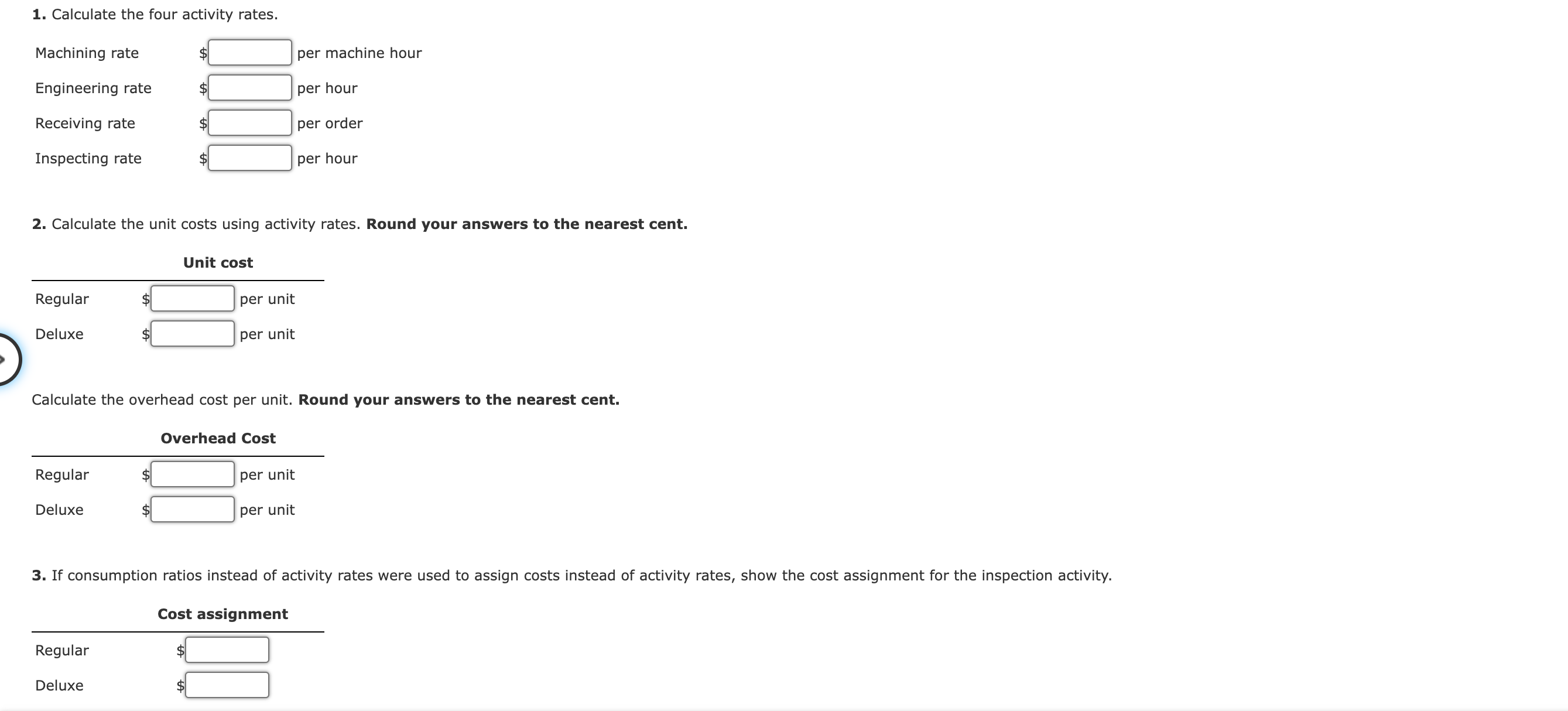 Solved Activity-Based Product Costing \begin{tabular}{lrrr} | Chegg.com
