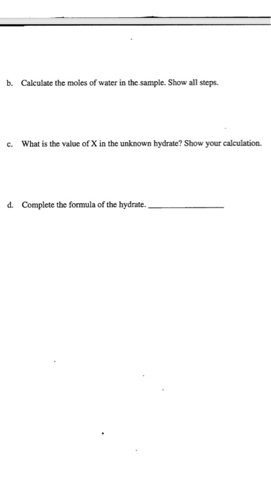 Solved Lab Instructor Date Experiment 6-Determination of | Chegg.com