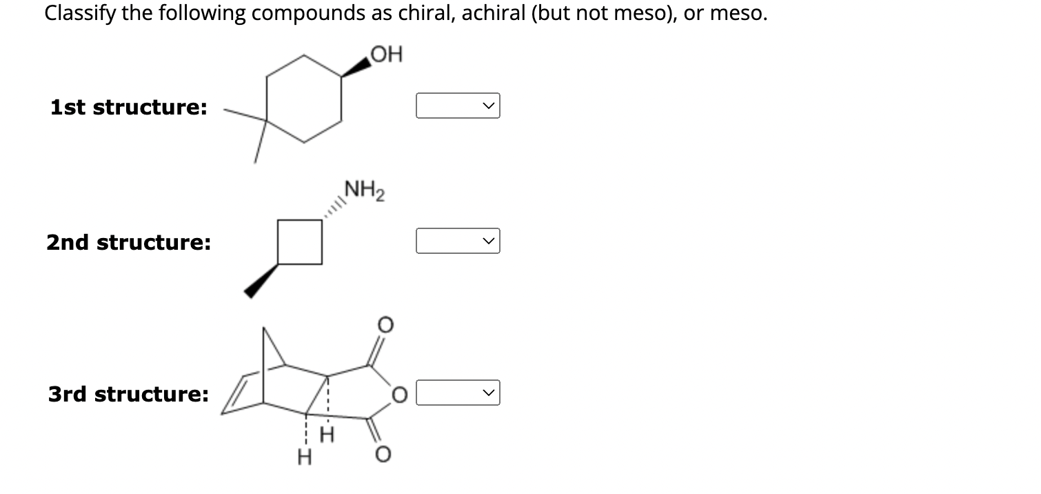 Solved 1st structure: 2nd structure: | Chegg.com