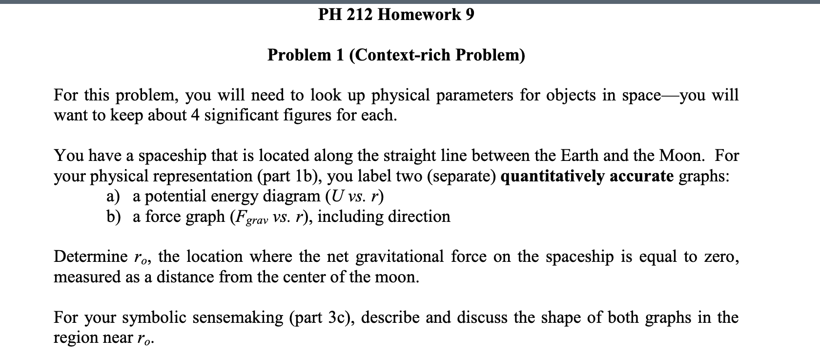 Solved PH 212 Homework 9 Problem 1 (Context-rich Problem) | Chegg.com